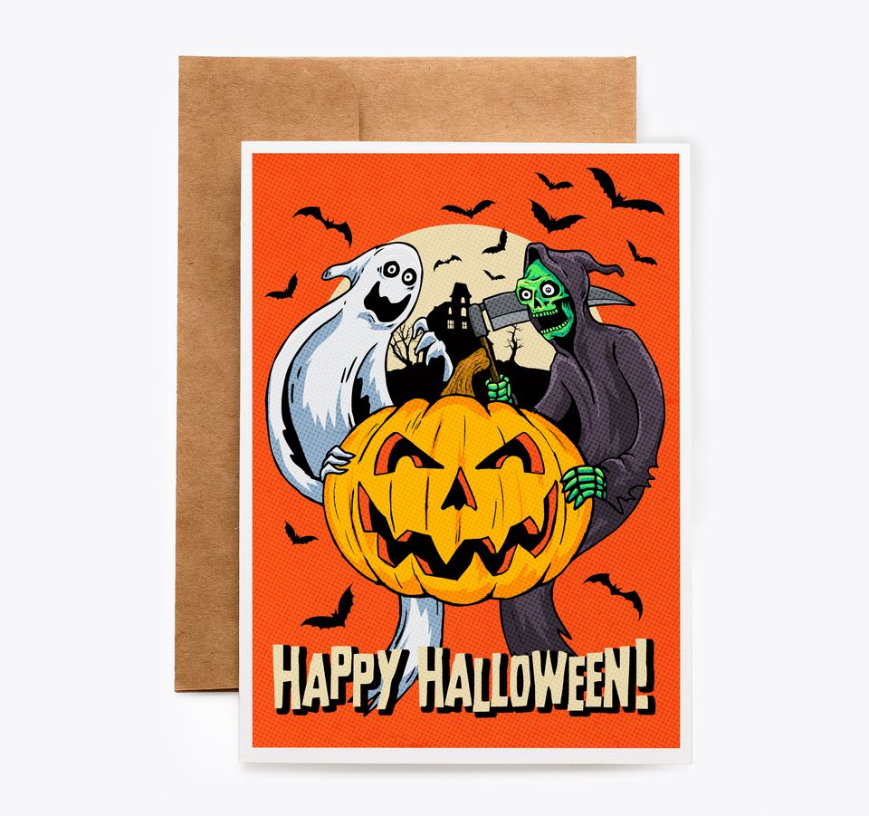 Happy Halloween Card – Spooky Cat Press