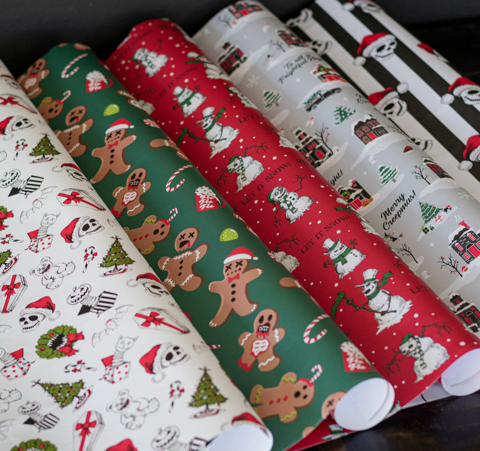 White Christmas Wrapping Paper
