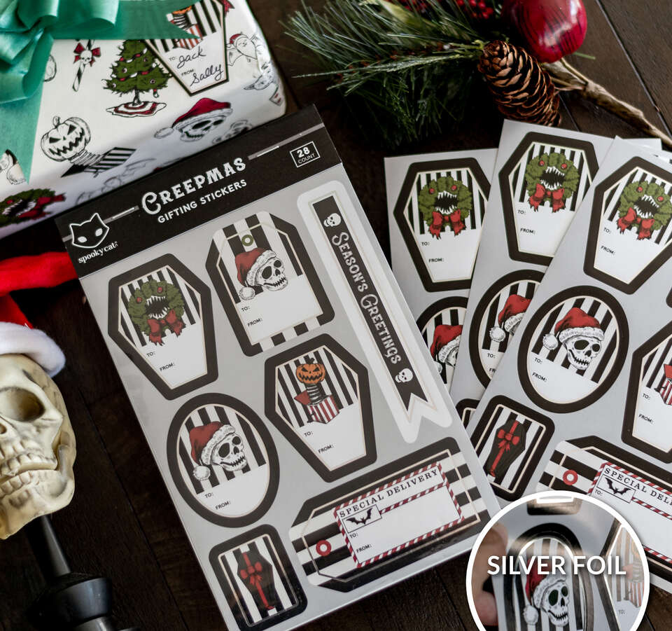 Creepmas Gift Tag (Booklet) – Spooky Cat Press