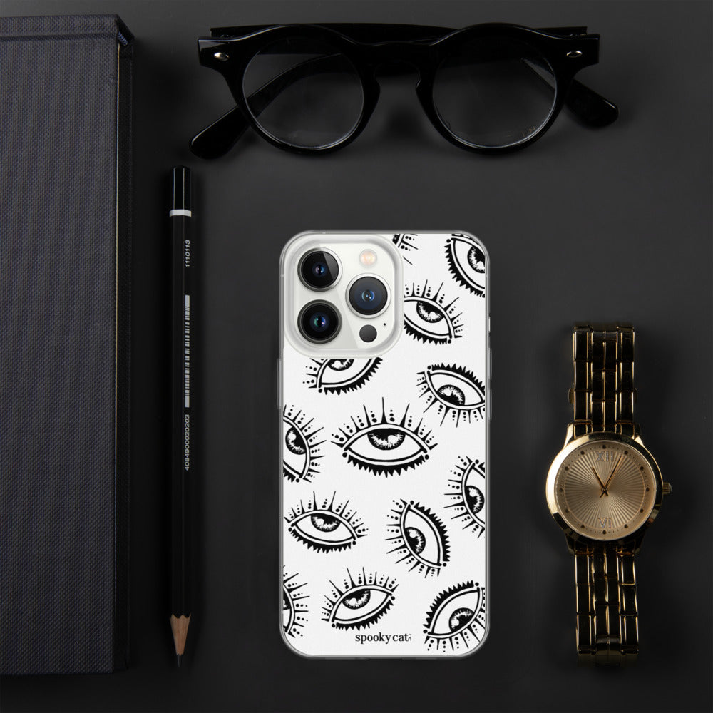 Seeing Eye iPhone Case (White) – Spooky Cat Press